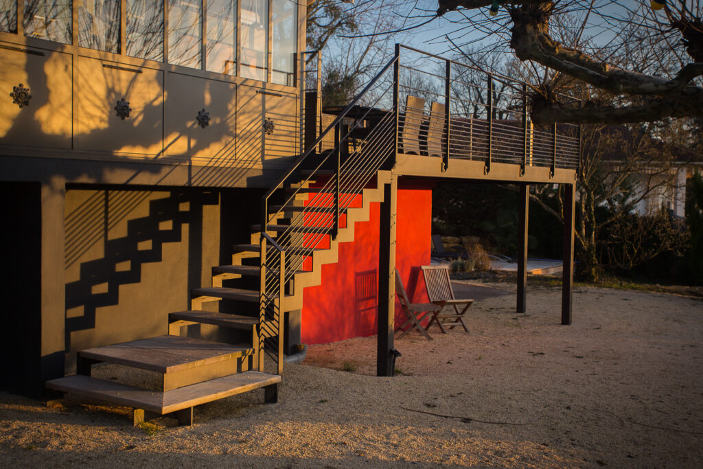 Terrasses métalliques