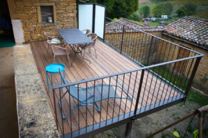 Terrasses métalliques